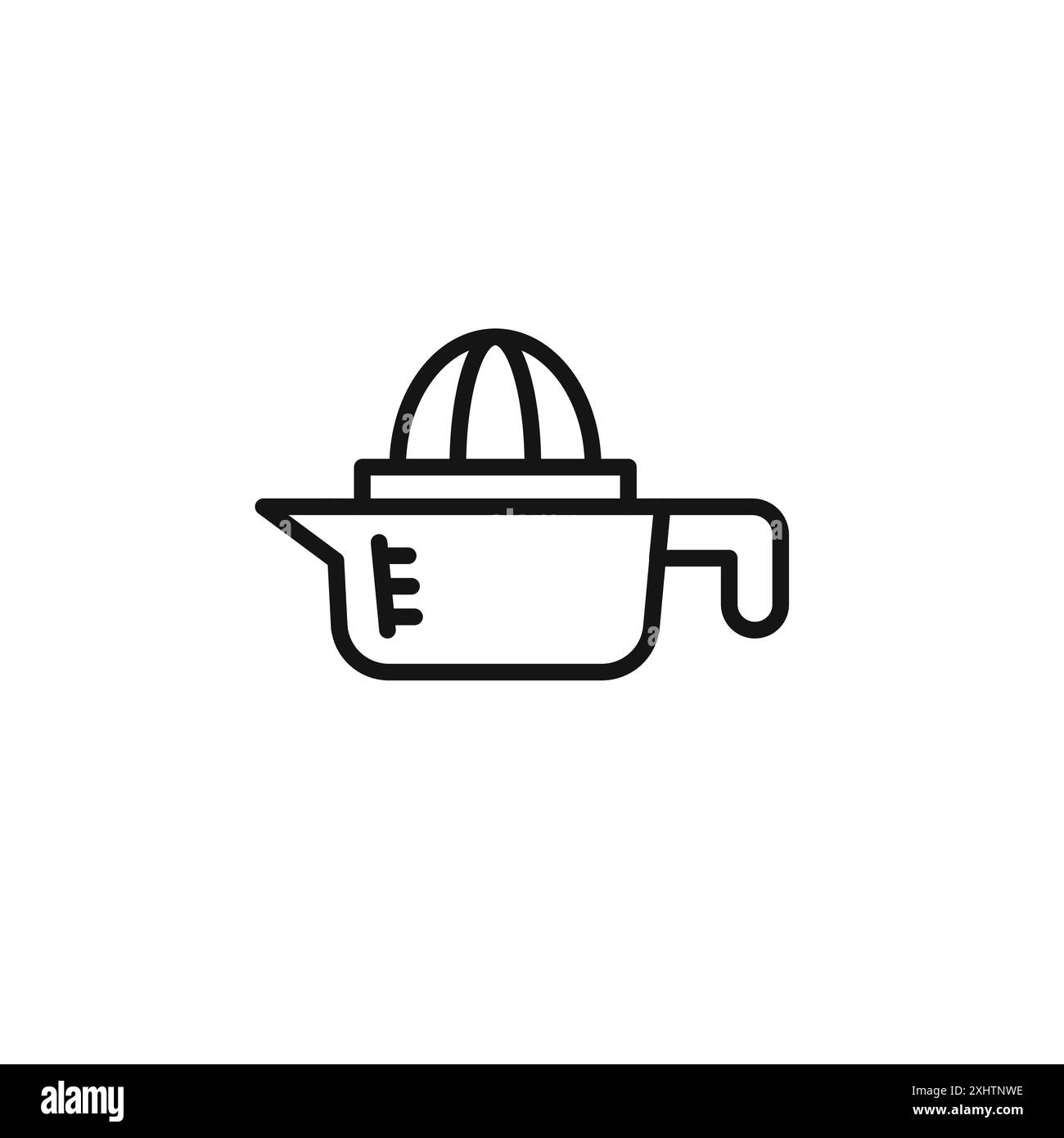 Lemon squeezer icon outline collection or set in black and white Stock Vector Image & Art - Alamy