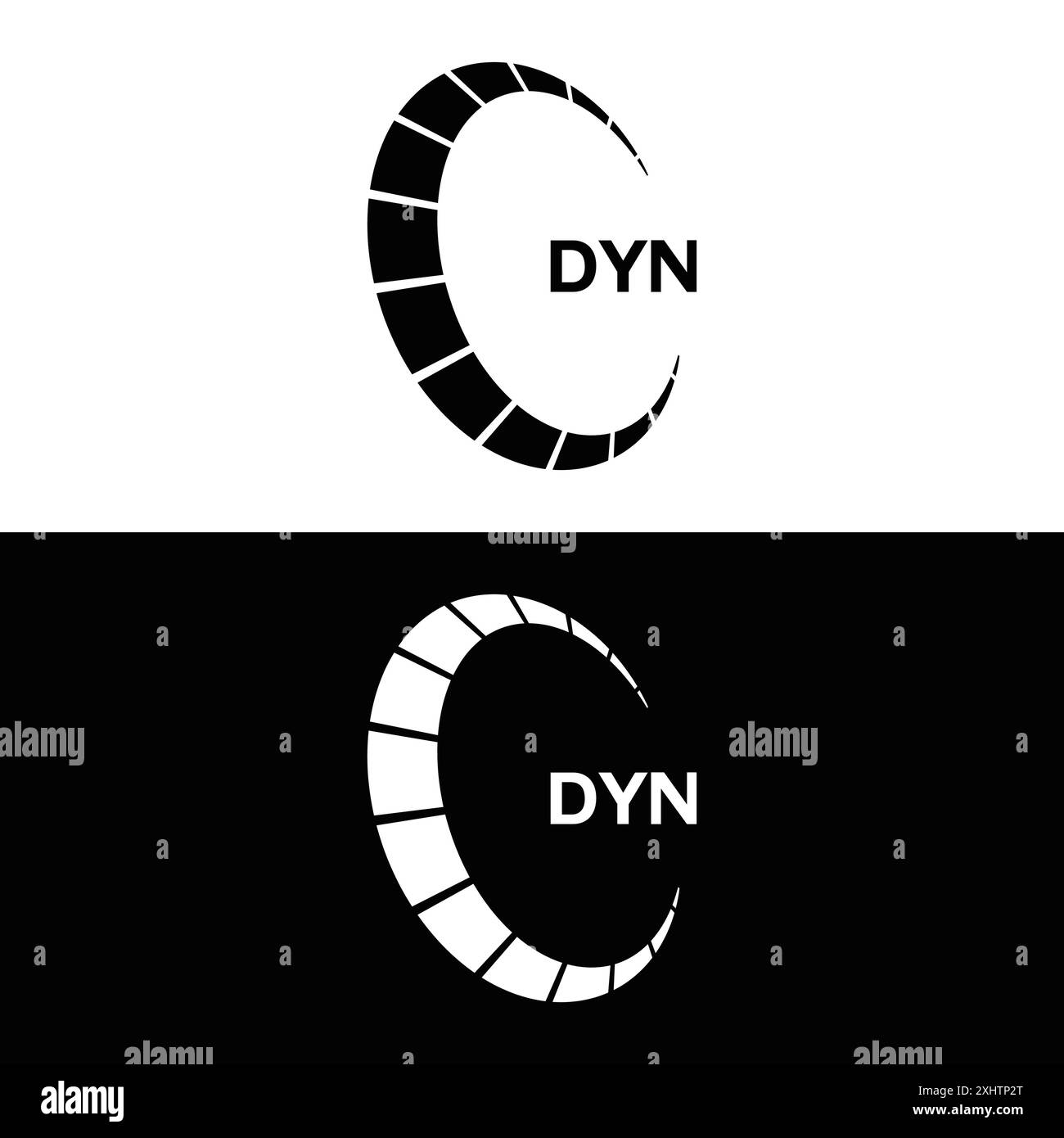 Dyn business company logo Black and White Stock Photos & Images - Alamy