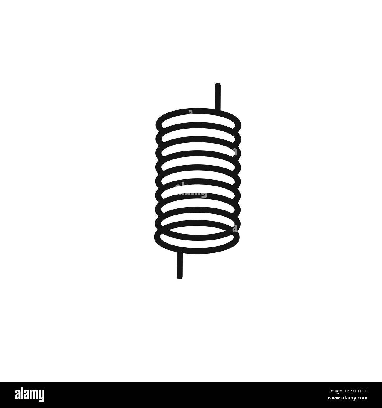 Compressed spring Black and White Stock Photos & Images - Alamy