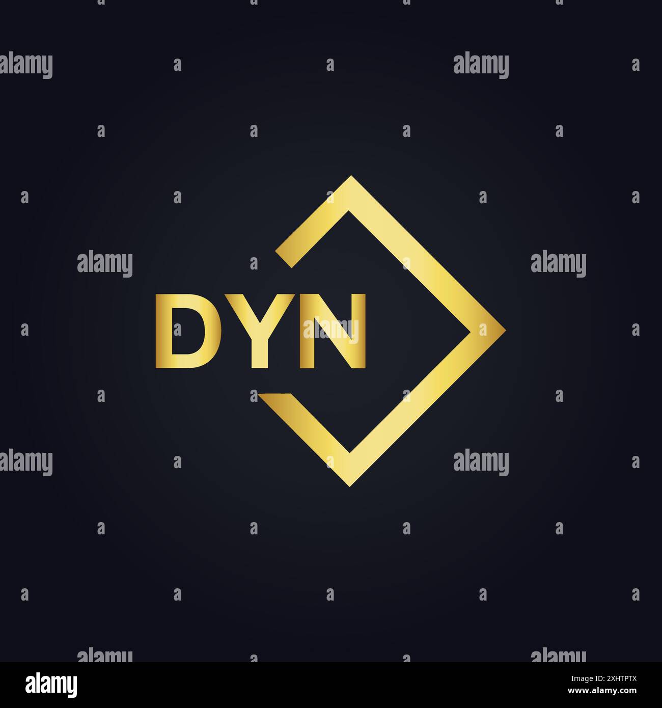 DYN logo. D Y N design. White DYN letter. DYN, D Y N letter logo design ...
