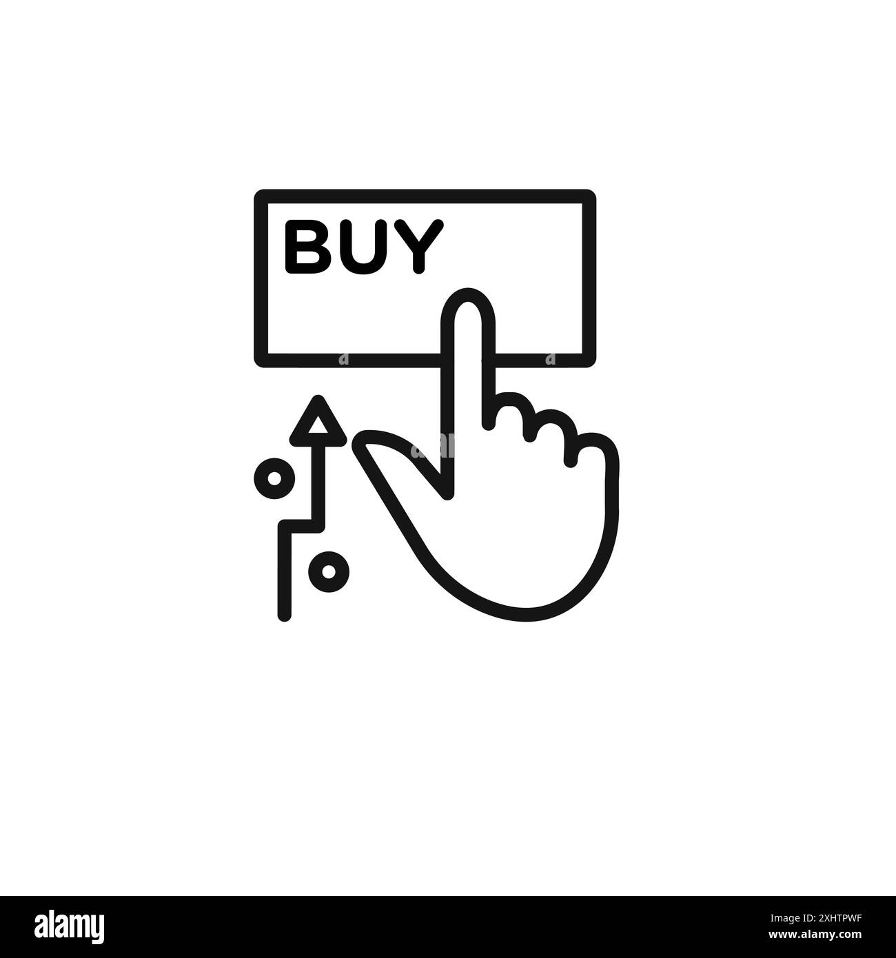 stock buy icon outline collection or set in black and white Stock ...