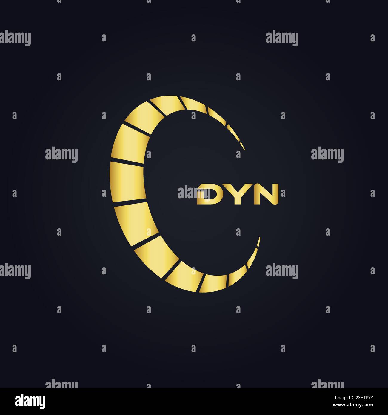 DYN logo. D Y N design. White DYN letter. DYN, D Y N letter logo design ...