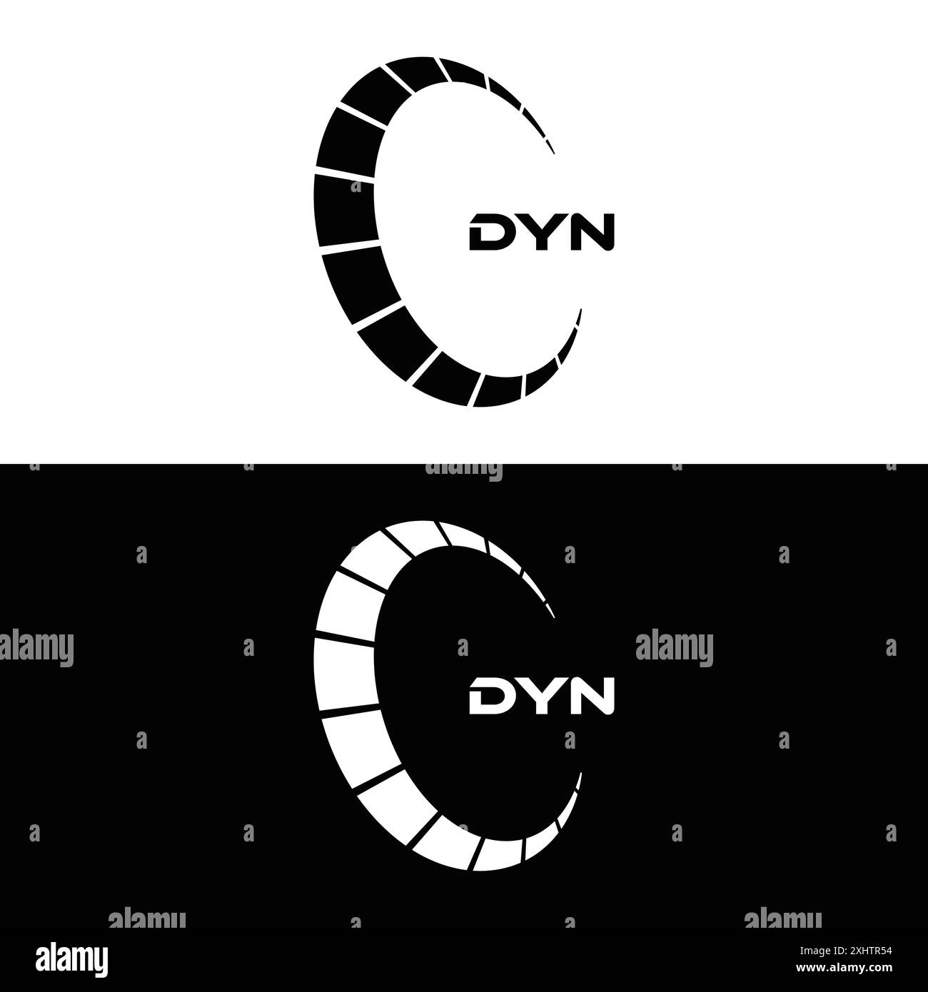 Dyn business company logo Black and White Stock Photos & Images - Alamy
