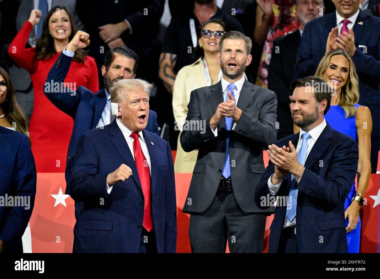 Milwaukee, United States. 15th July, 2024. Former President Donald ...