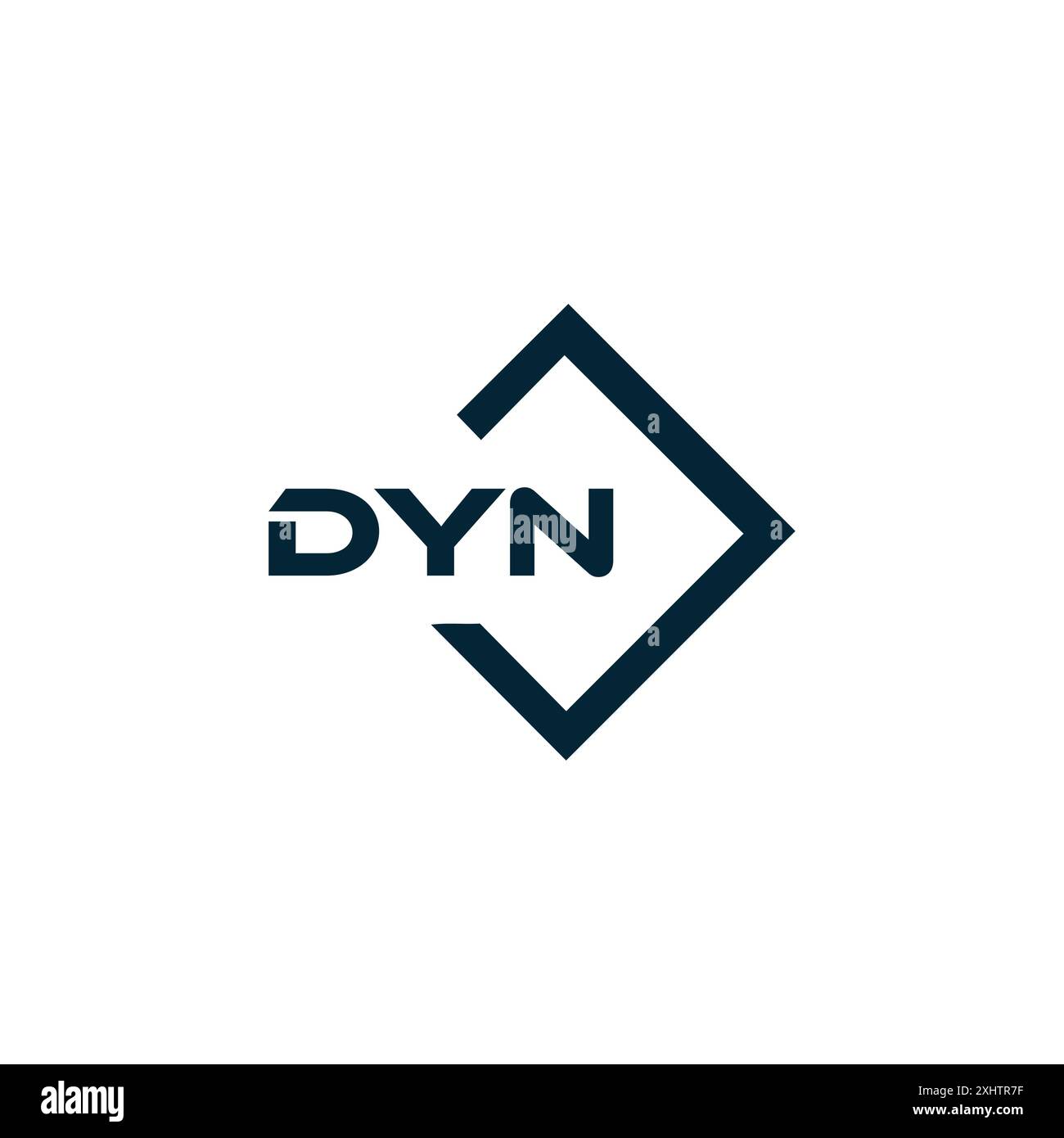 DYN logo. D Y N design. White DYN letter. DYN, D Y N letter logo design ...
