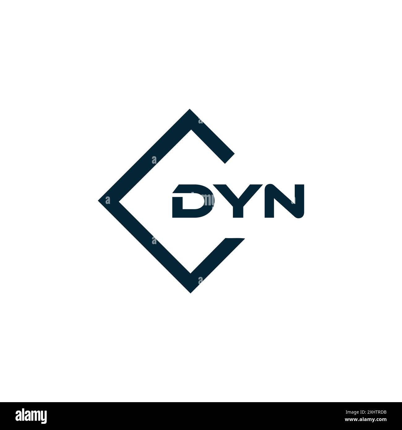 DYN logo. D Y N design. White DYN letter. DYN, D Y N letter logo design ...