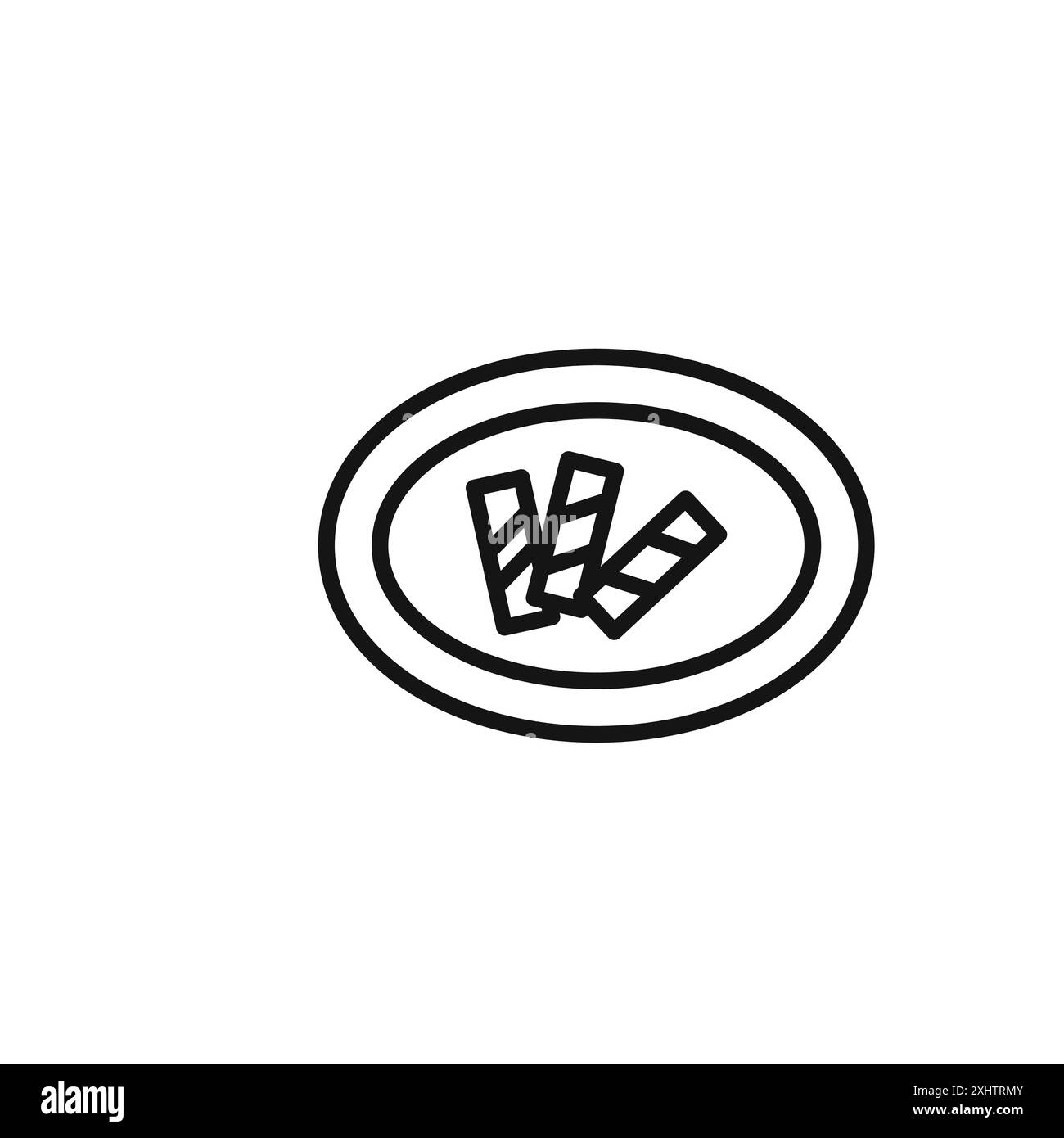 Popiah icon outline collection or set in black and white Stock Vector Image & Art - Alamy