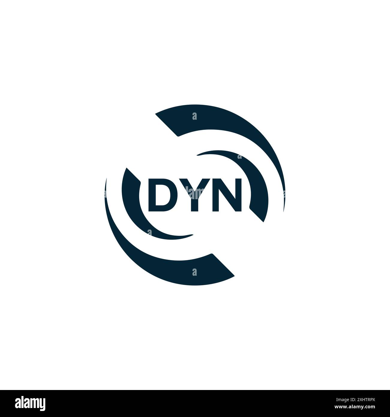 DYN logo. D Y N design. White DYN letter. DYN, D Y N letter logo design ...