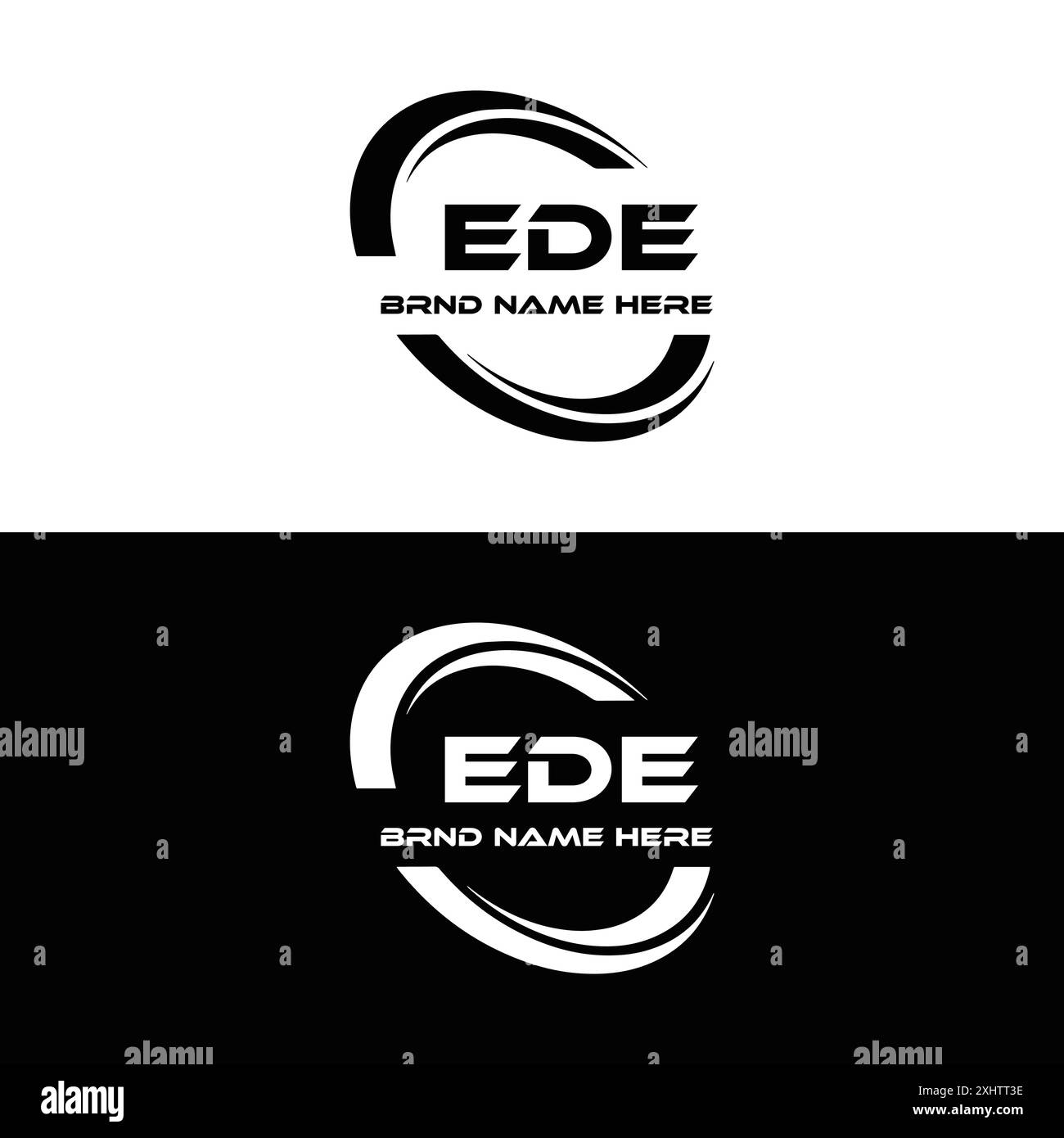 EDE logo. E D E design. White EDE letter. EDE, E D E letter logo design ...