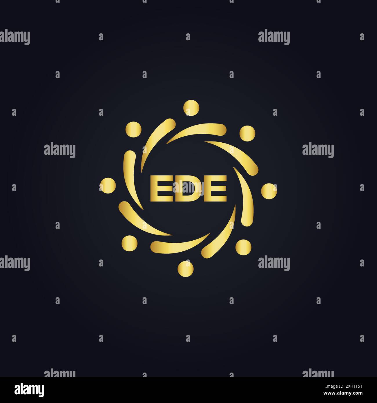 EDE logo. E D E design. White EDE letter. EDE, E D E letter logo design ...