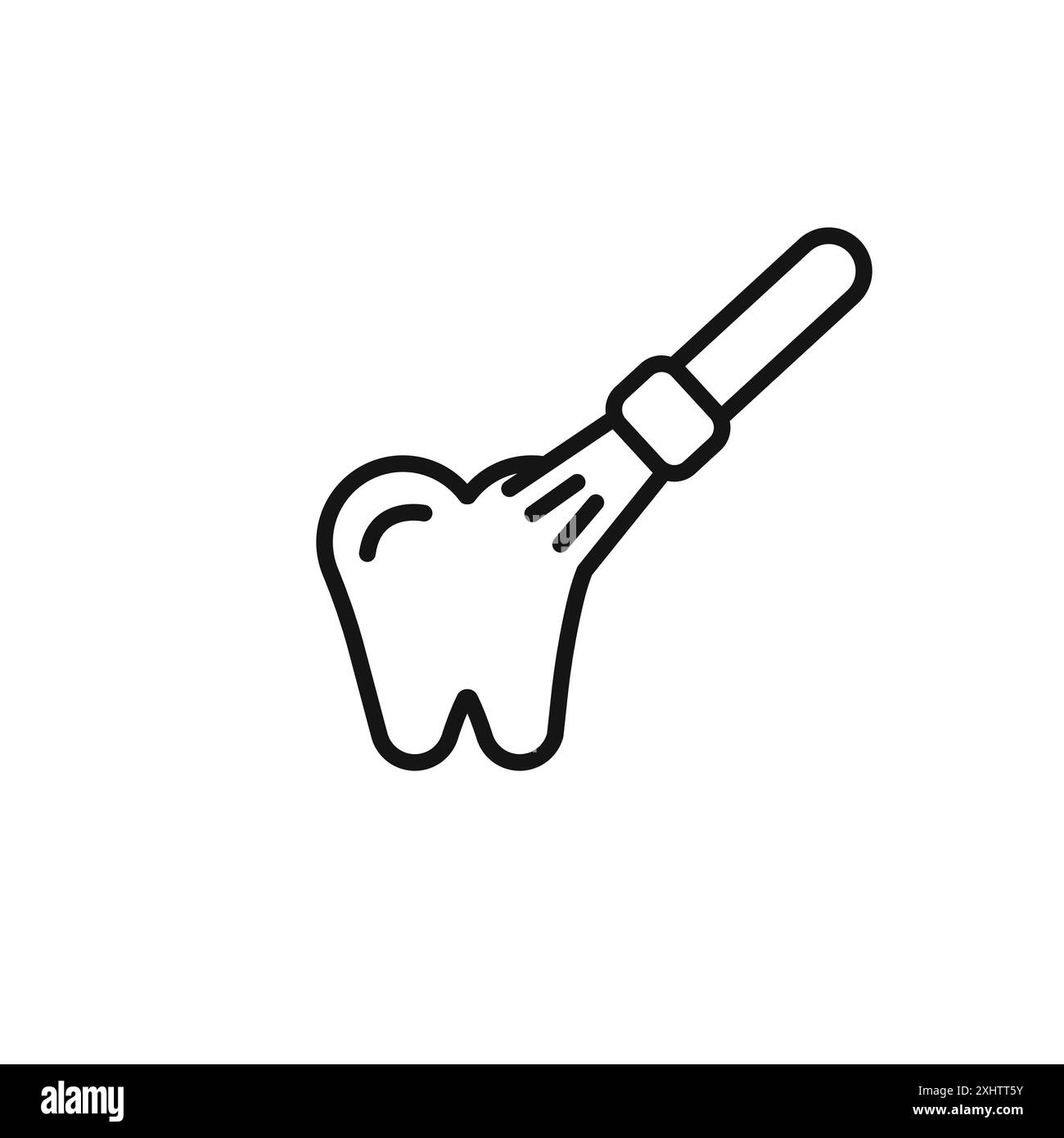 Polishing tooth Stock Vector Images - Alamy