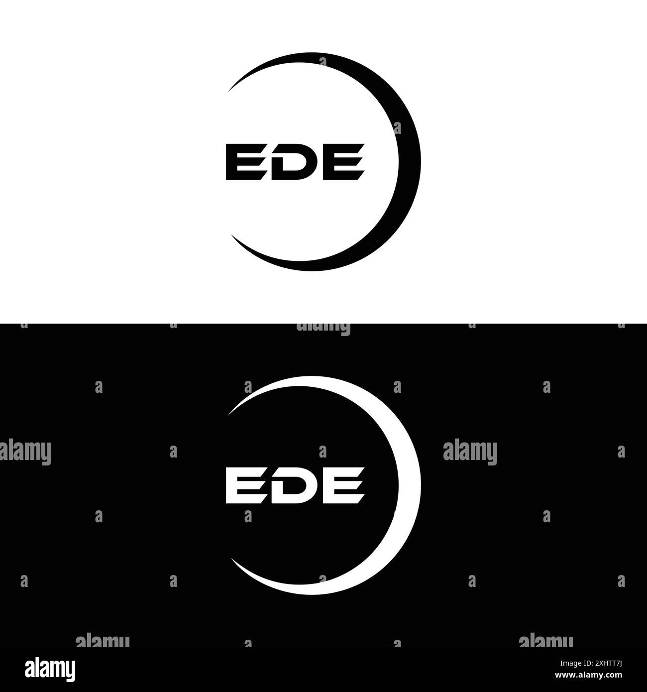 EDE logo. E D E design. White EDE letter. EDE, E D E letter logo design ...
