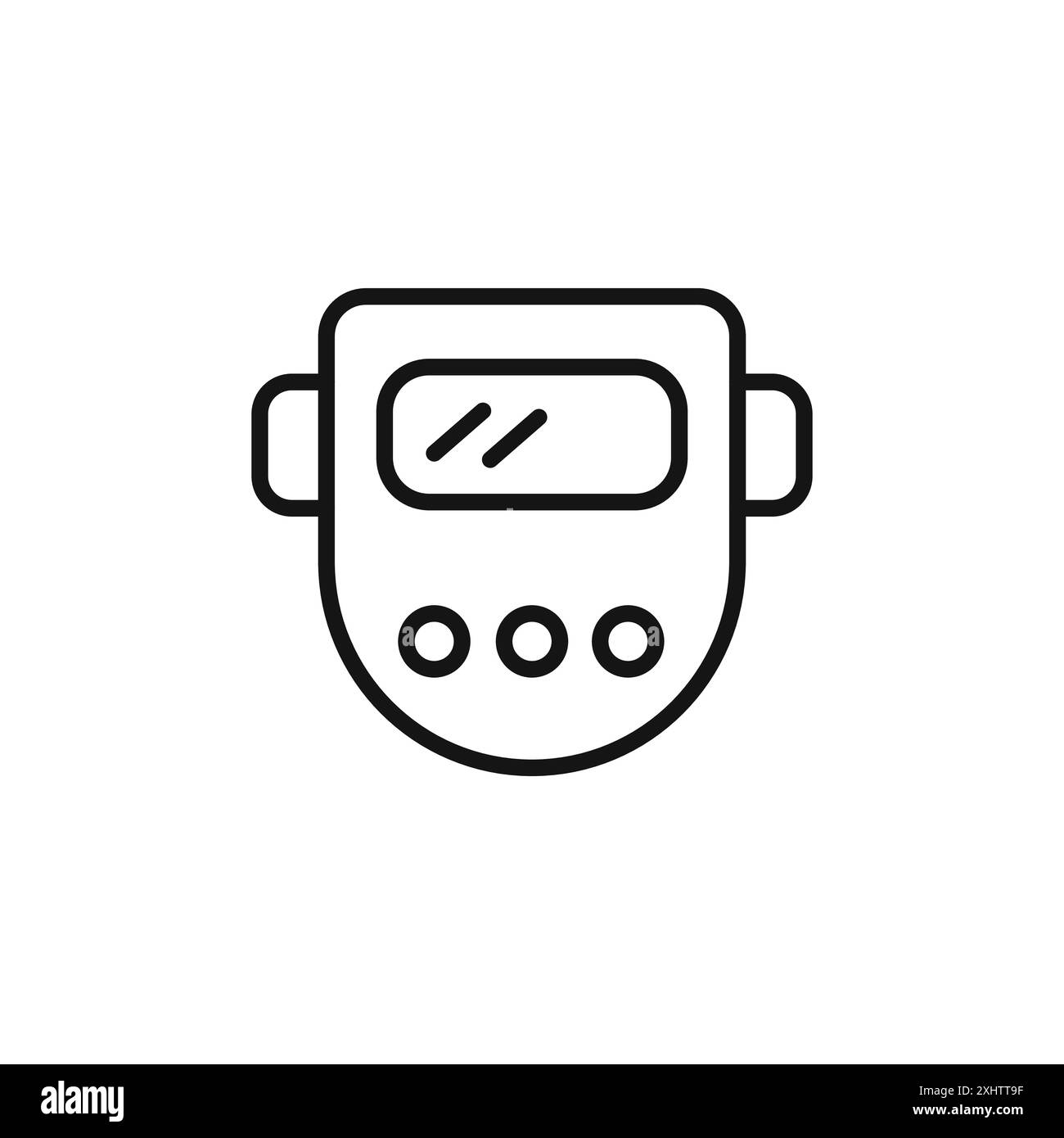 Glass face shield icon Black and White Stock Photos & Images - Alamy