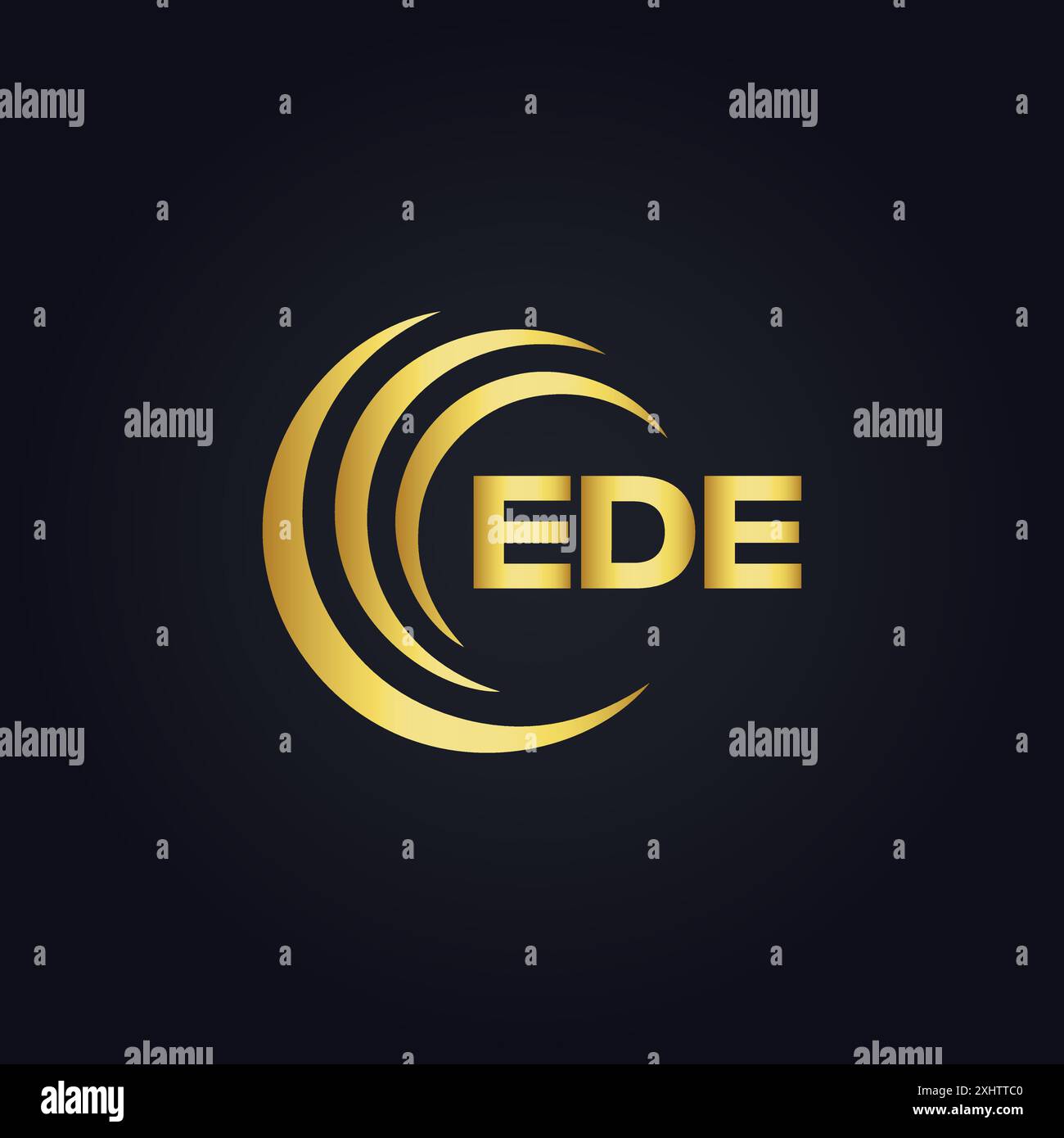 EDE logo. E D E design. White EDE letter. EDE, E D E letter logo design ...