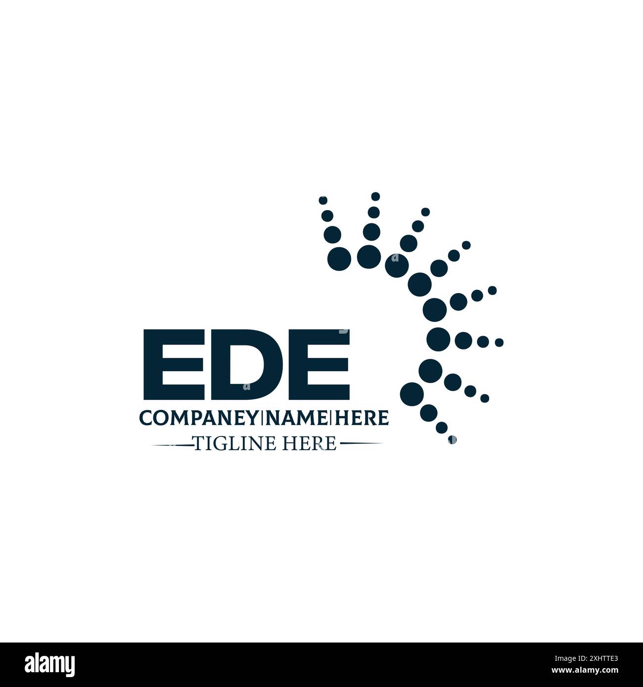 EDE logo. E D E design. White EDE letter. EDE, E D E letter logo design ...