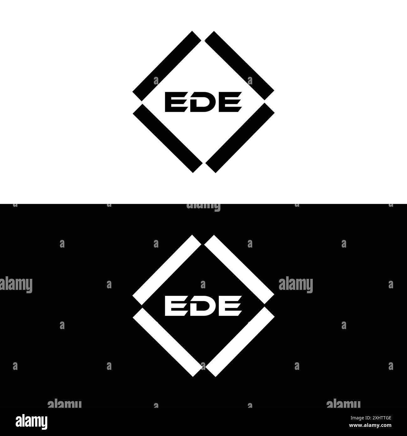 EDE logo. E D E design. White EDE letter. EDE, E D E letter logo design ...