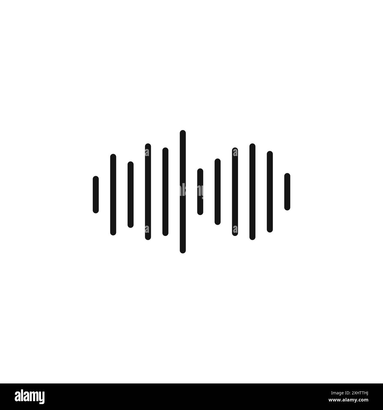 Sound wave voice assistant icon Cut Out Stock Images & Pictures - Alamy