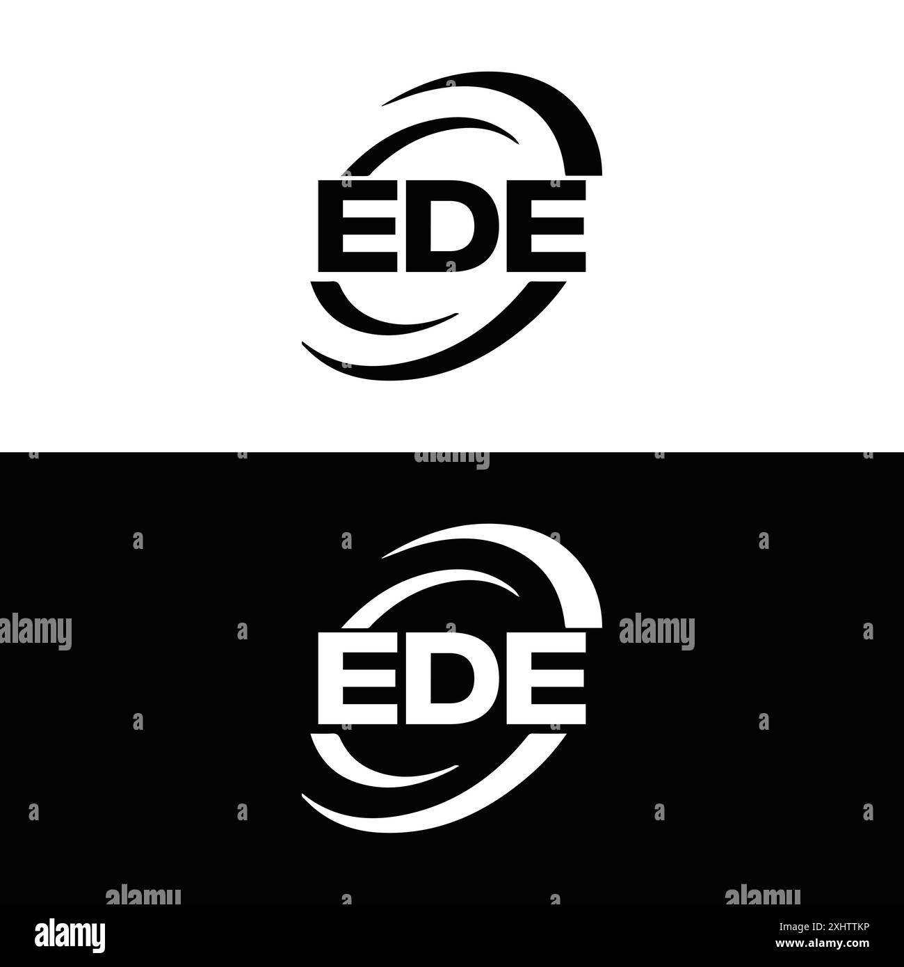 EDE logo. E D E design. White EDE letter. EDE, E D E letter logo design ...