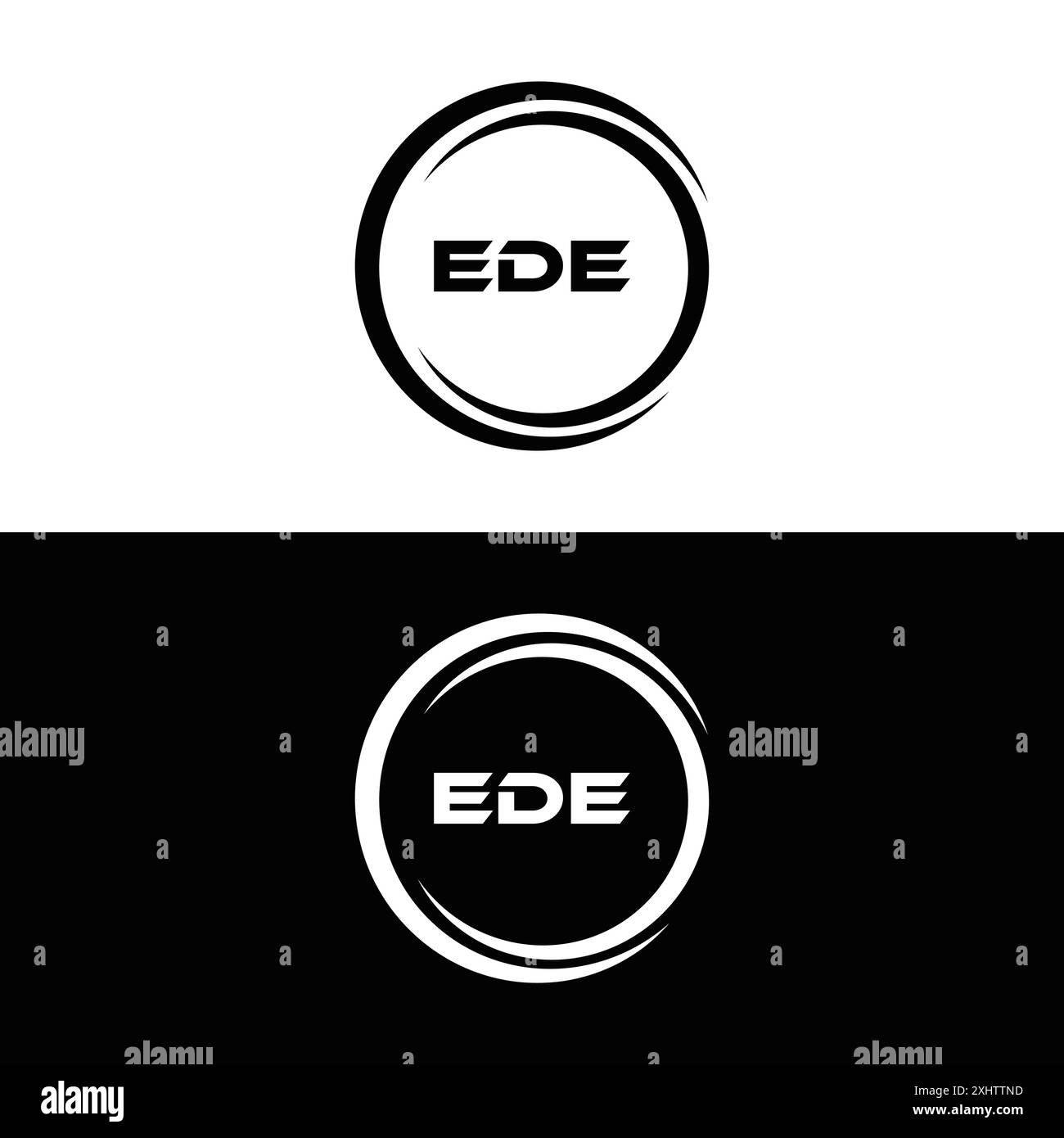 EDE logo. E D E design. White EDE letter. EDE, E D E letter logo design ...
