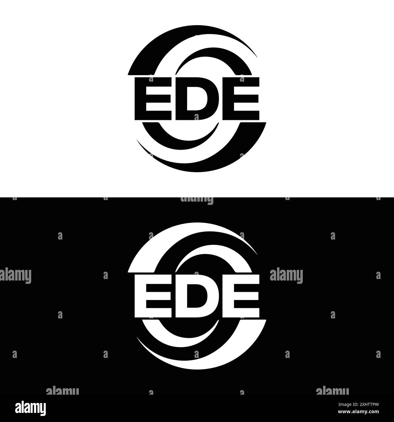 EDE logo. E D E design. White EDE letter. EDE, E D E letter logo design ...
