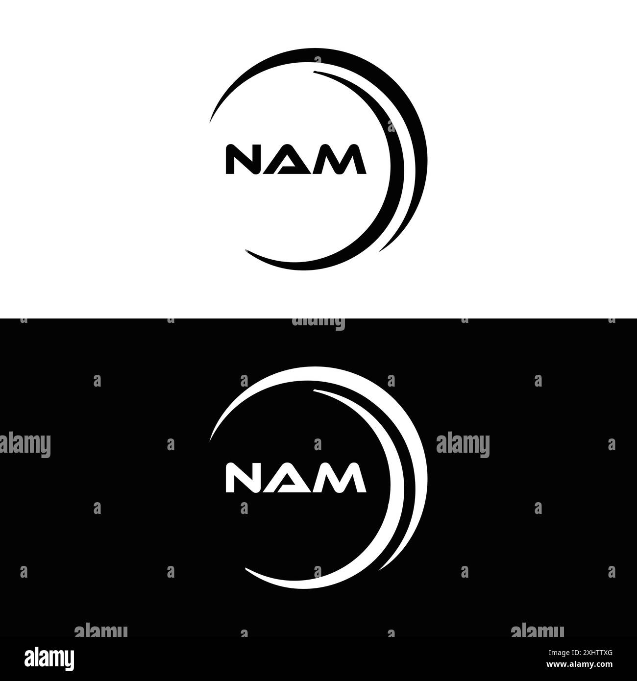 Nam business logo Black and White Stock Photos & Images - Alamy