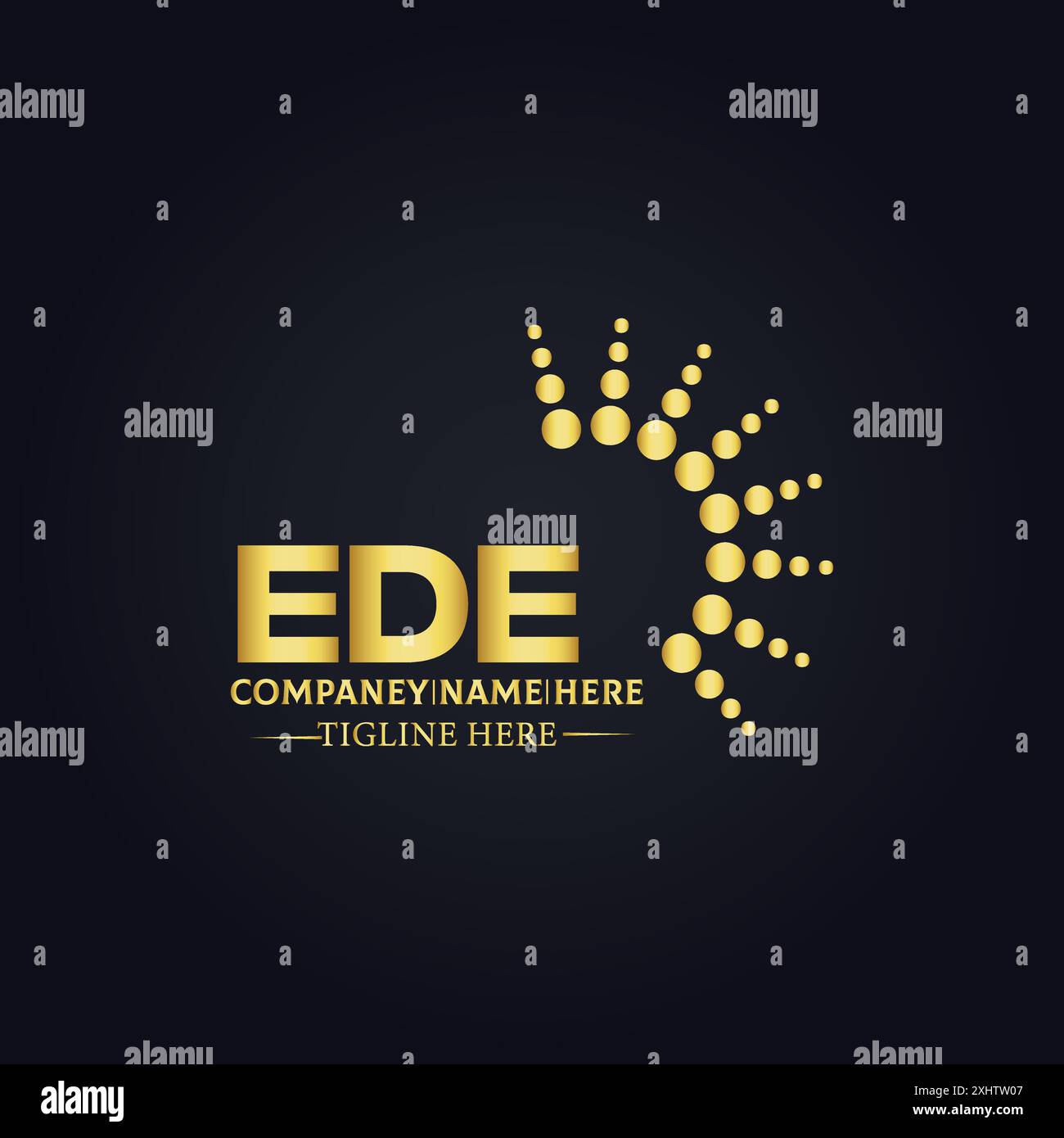 EDE logo. E D E design. White EDE letter. EDE, E D E letter logo design ...