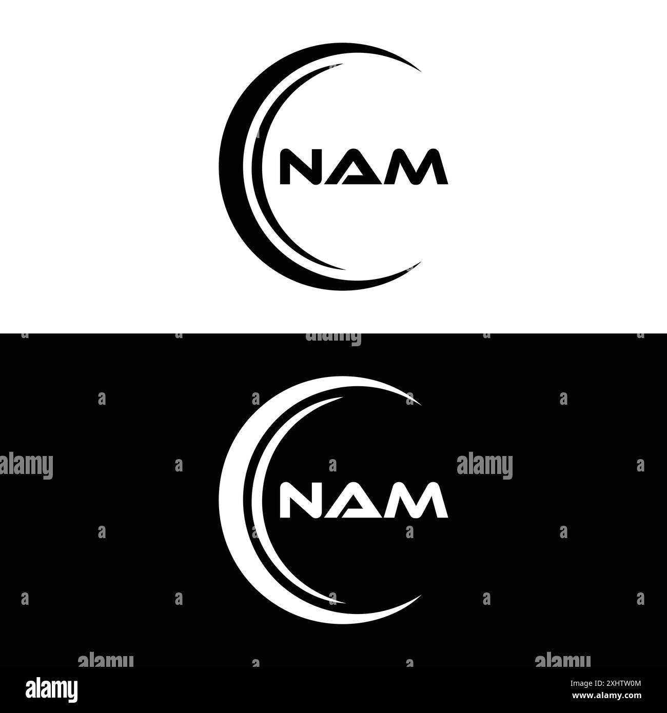 NAM logo. N A M design. White NAM letter. NAM, N A M letter logo design ...