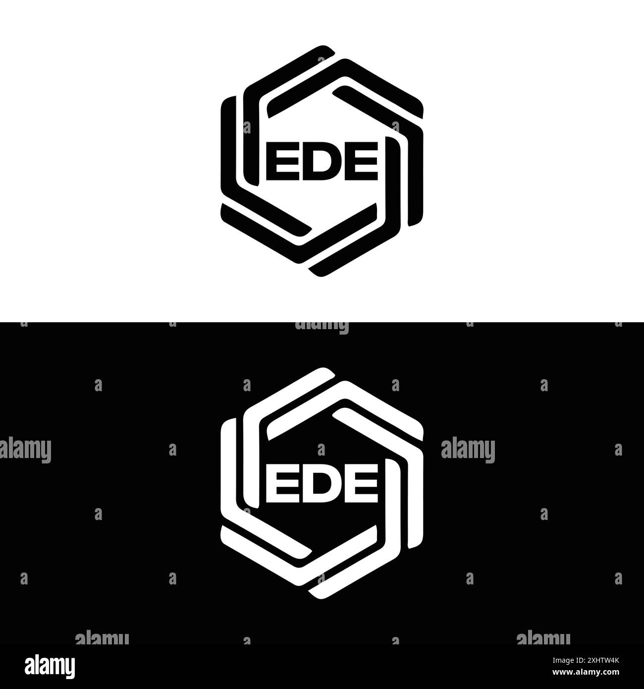 EDE logo. E D E design. White EDE letter. EDE, E D E letter logo design ...