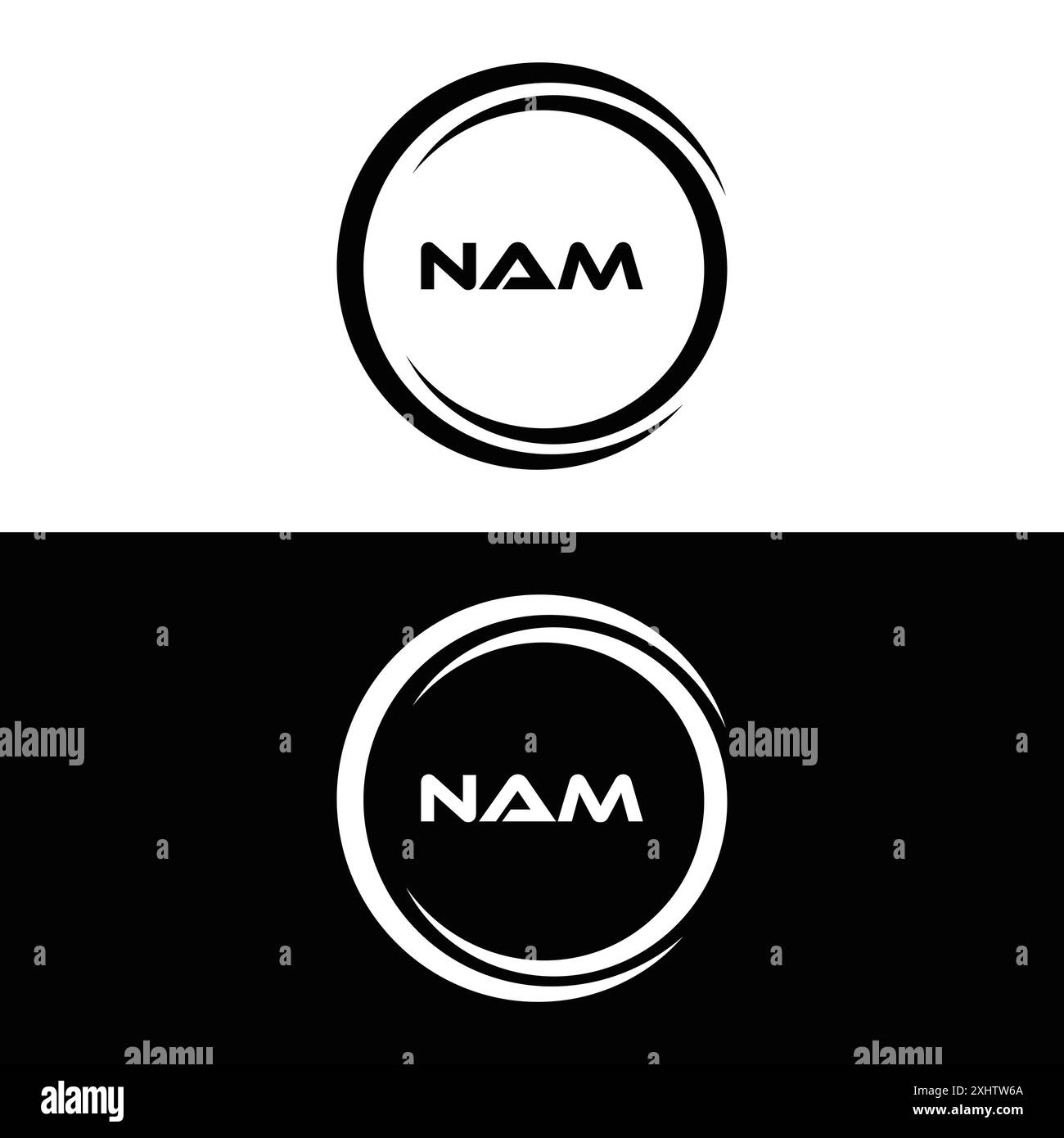 NAM logo. N A M design. White NAM letter. NAM, N A M letter logo design ...