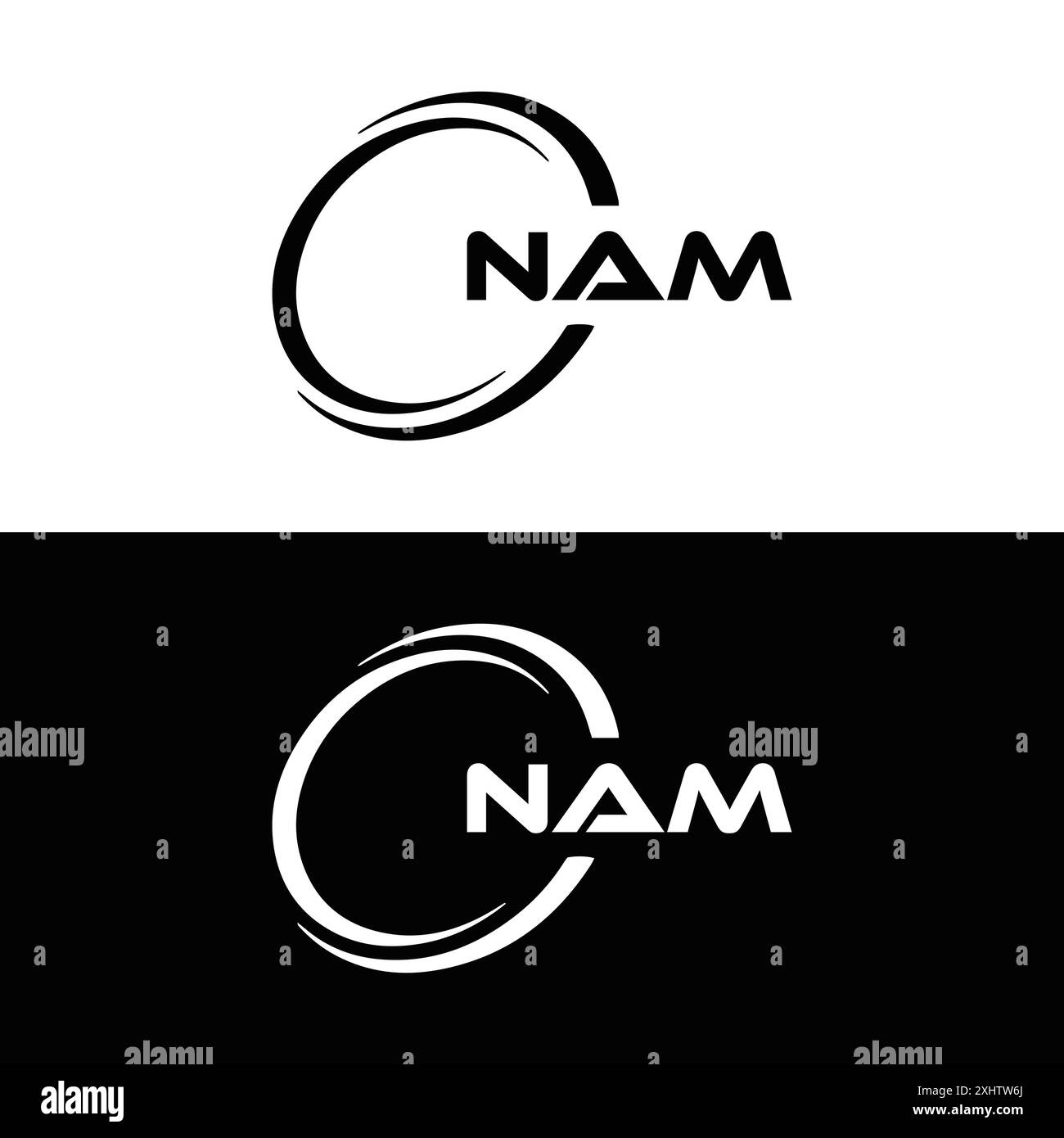NAM logo. N A M design. White NAM letter. NAM, N A M letter logo design ...