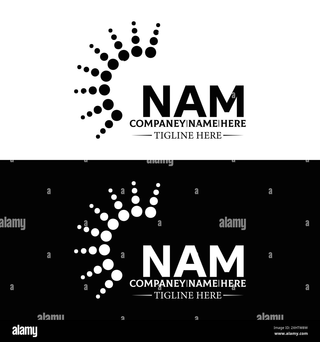 Nam business logo Black and White Stock Photos & Images - Alamy