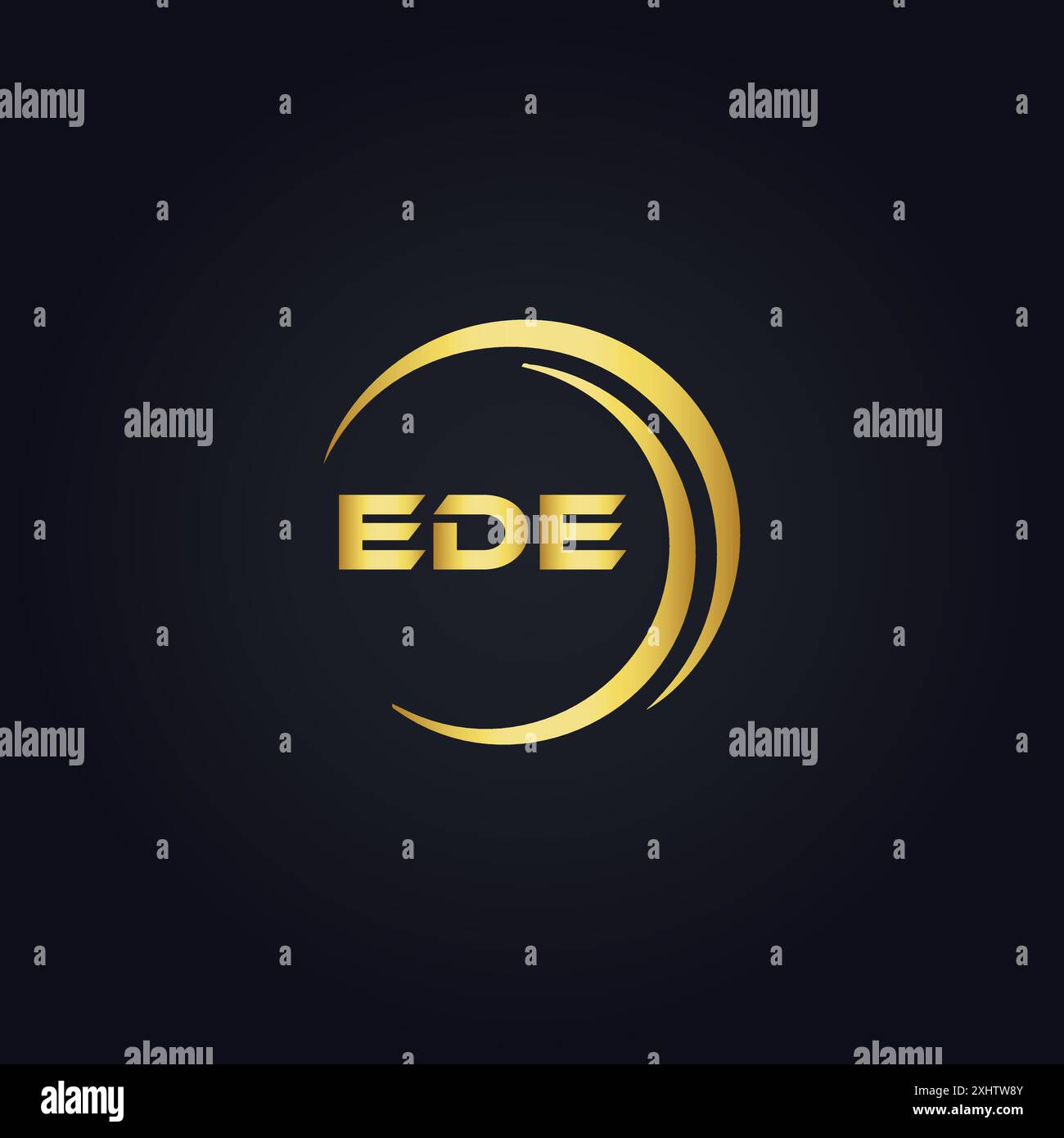EDE logo. E D E design. White EDE letter. EDE, E D E letter logo design ...
