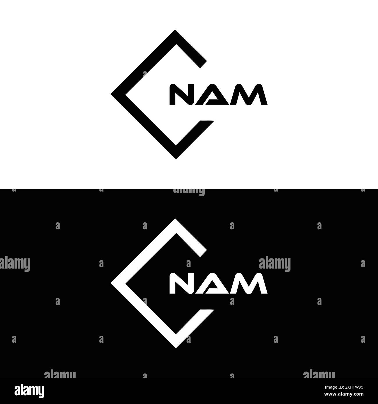 NAM logo. N A M design. White NAM letter. NAM, N A M letter logo design ...