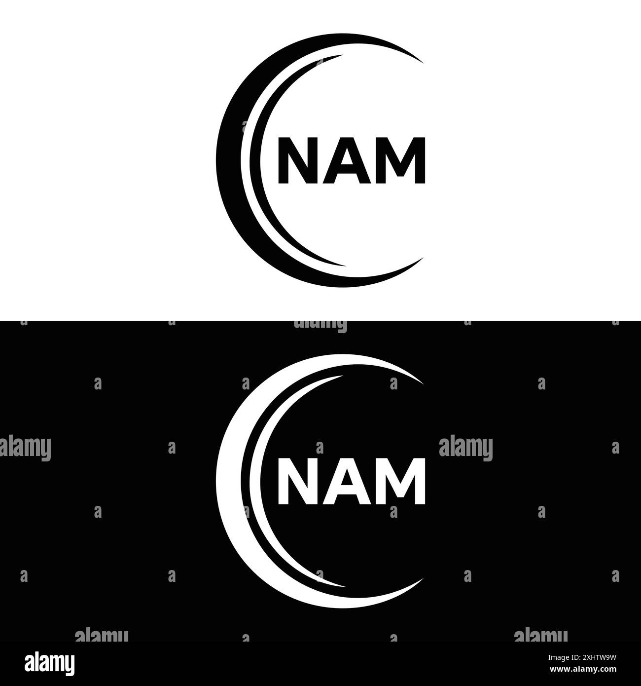 NAM logo. N A M design. White NAM letter. NAM, N A M letter logo design ...