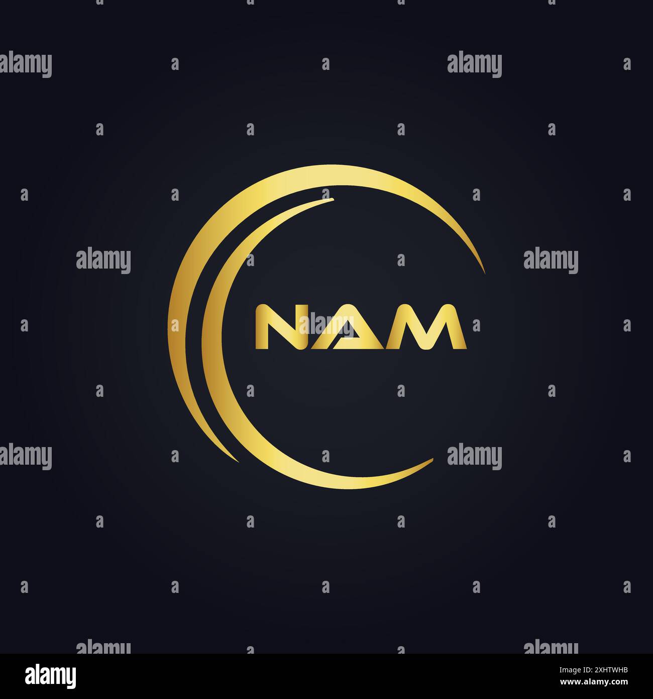 NAM logo. N A M design. White NAM letter. NAM, N A M letter logo design ...