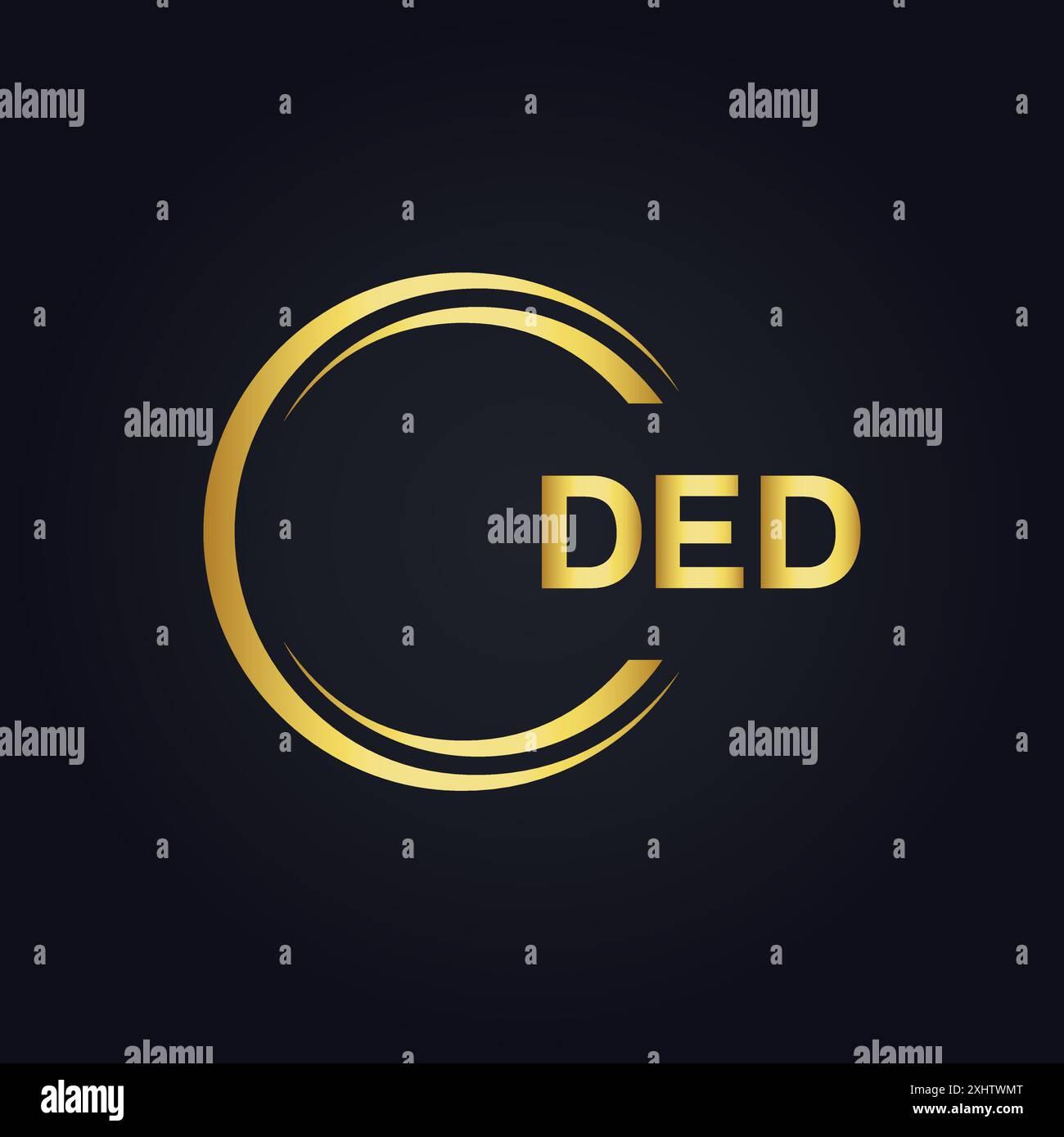 D E D design. White DED letter. DED, D E D letter logo design. D E D ...