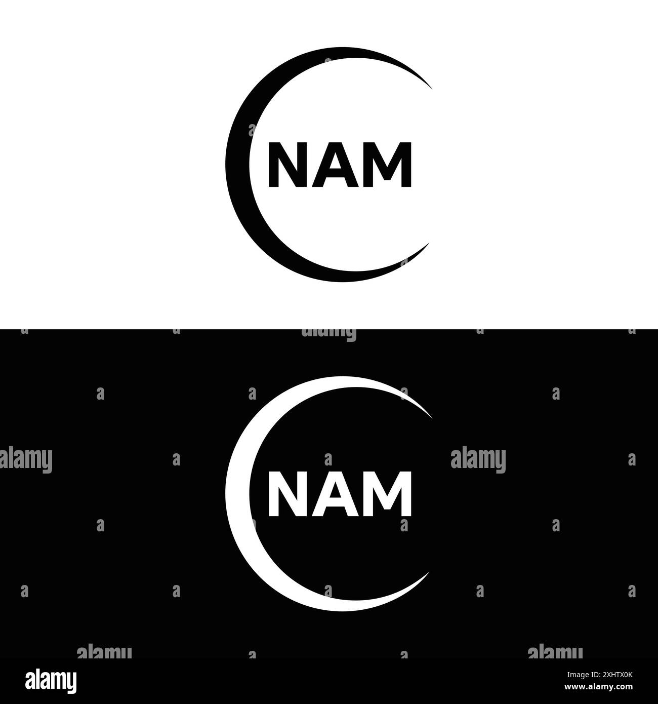 NAM logo. N A M design. White NAM letter. NAM, N A M letter logo design ...