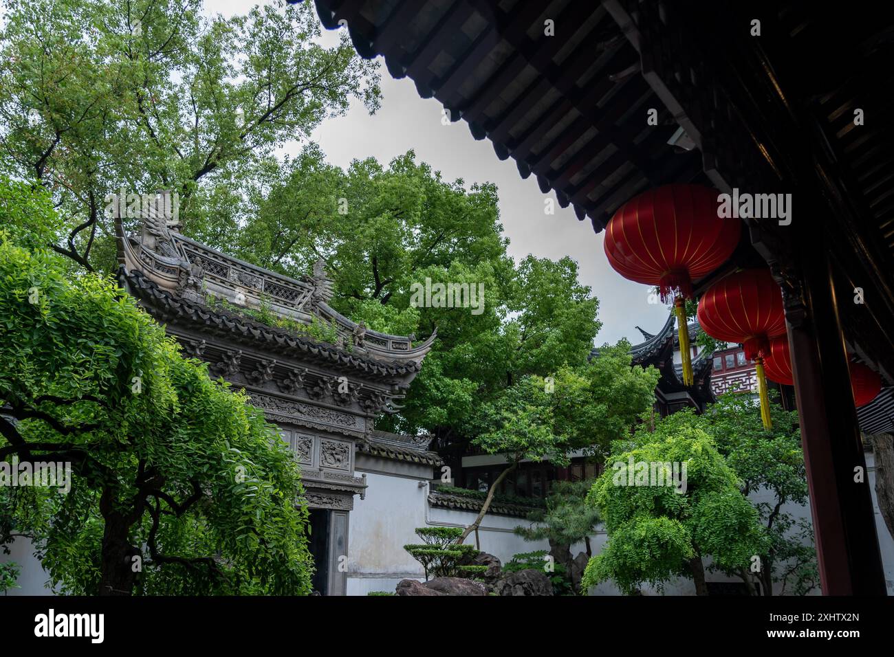 Shanghai, China - June 06, 2024 : A view of the Yu Garden in Shanghai ...