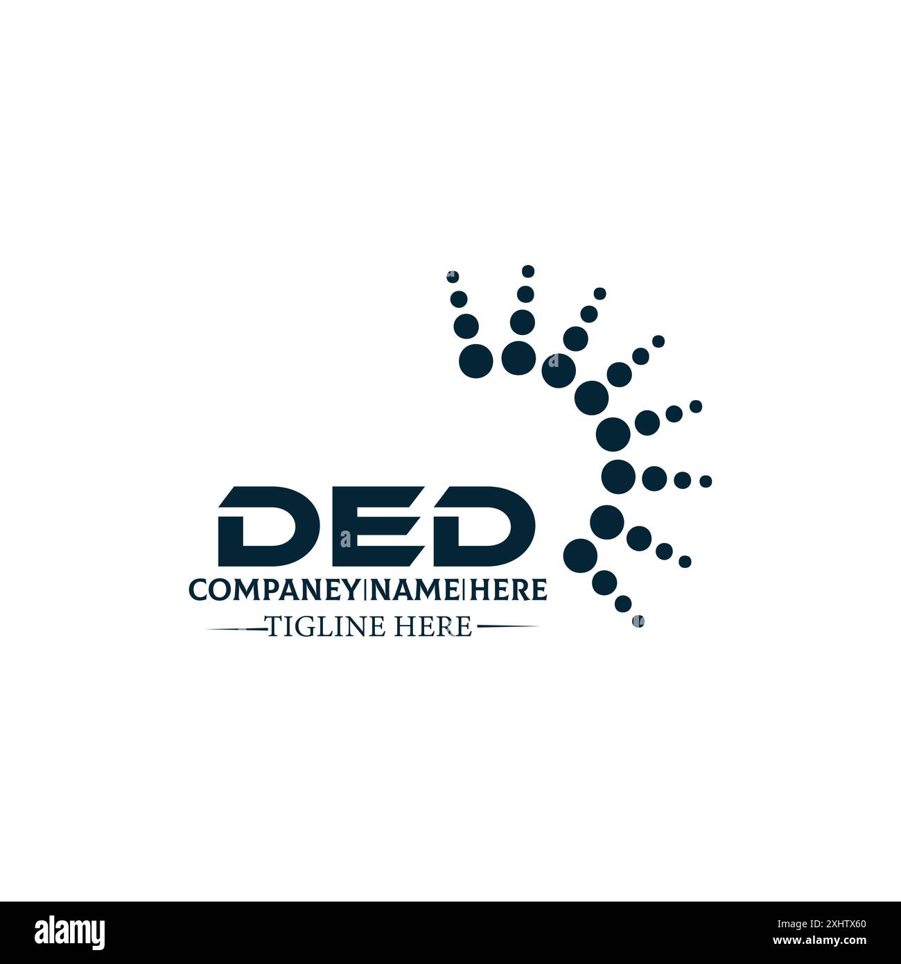D E D design. White DED letter. DED, D E D letter logo design. D E D ...