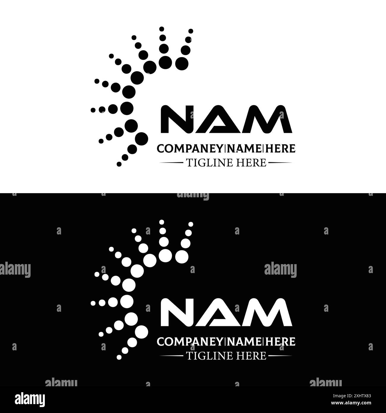 NAM logo. N A M design. White NAM letter. NAM, N A M letter logo design ...