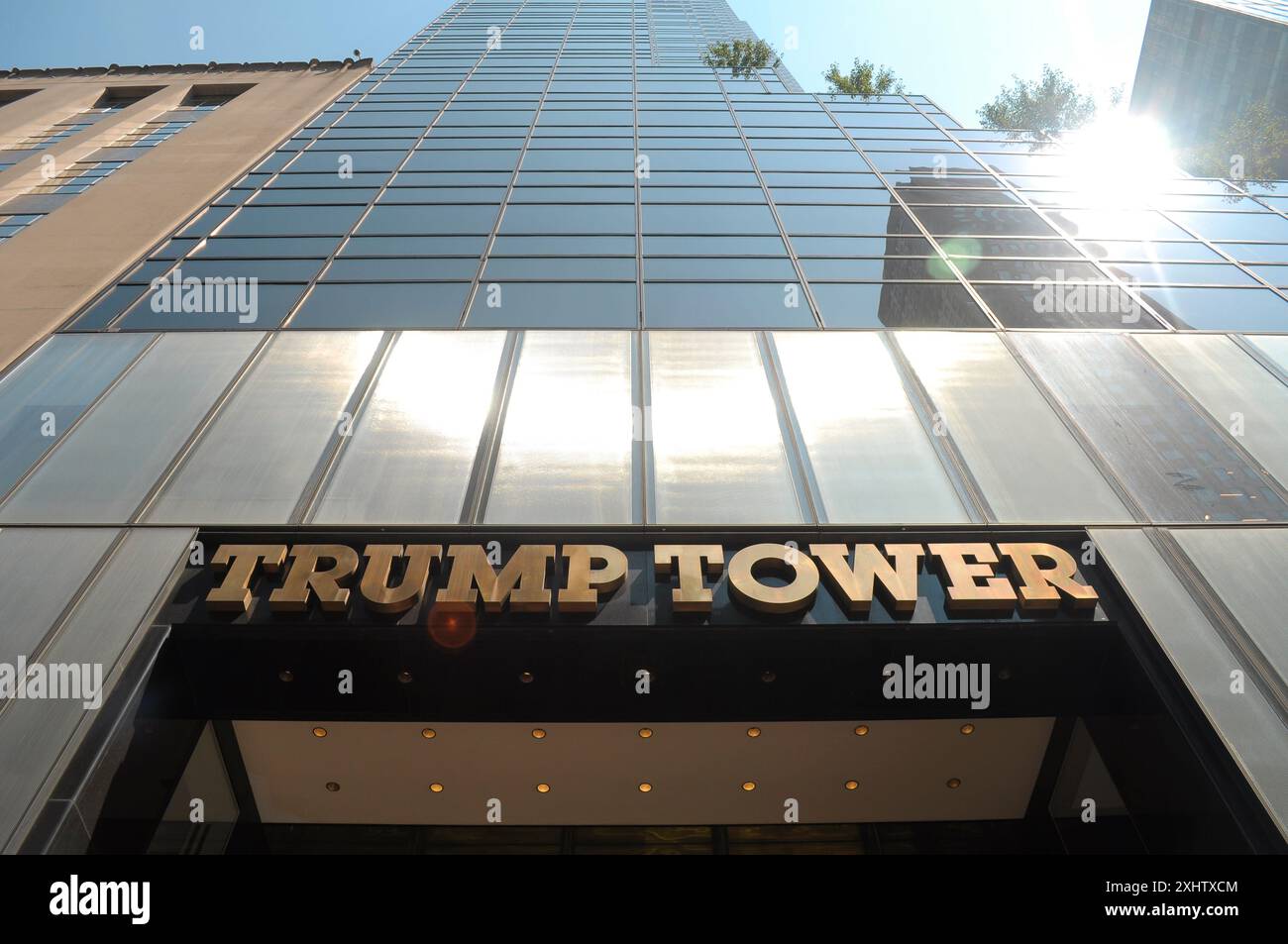 New York, United States. 15th July, 2024. Trump Tower is seen on Fifth ...
