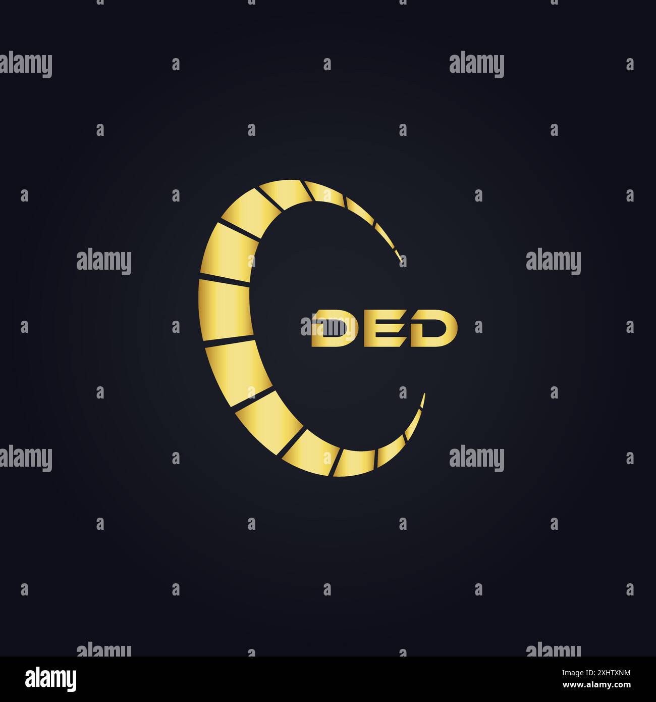 D E D design. White DED letter. DED, D E D letter logo design. D E D ...