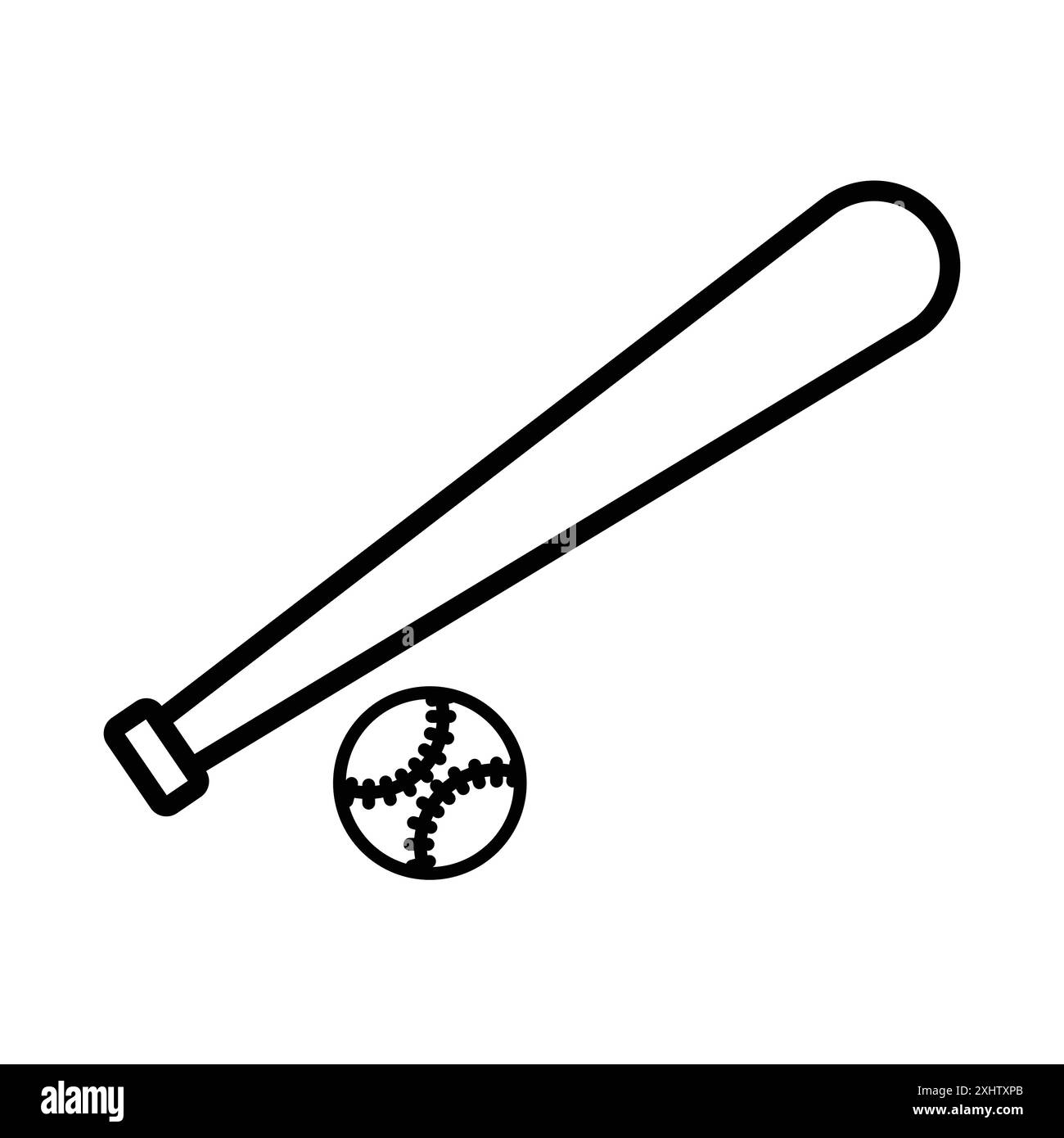 baseball sports icon linear logo mark set collection in black and white ...