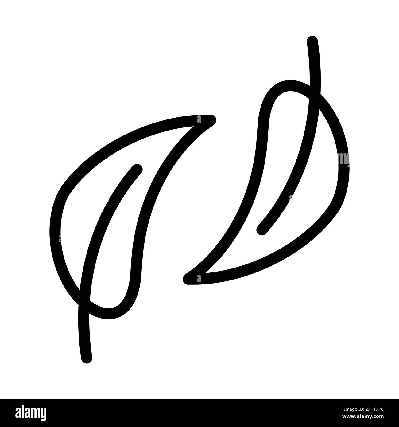 falcate icon linear logo mark set collection in black and white for web Stock Vector Image & Art ...