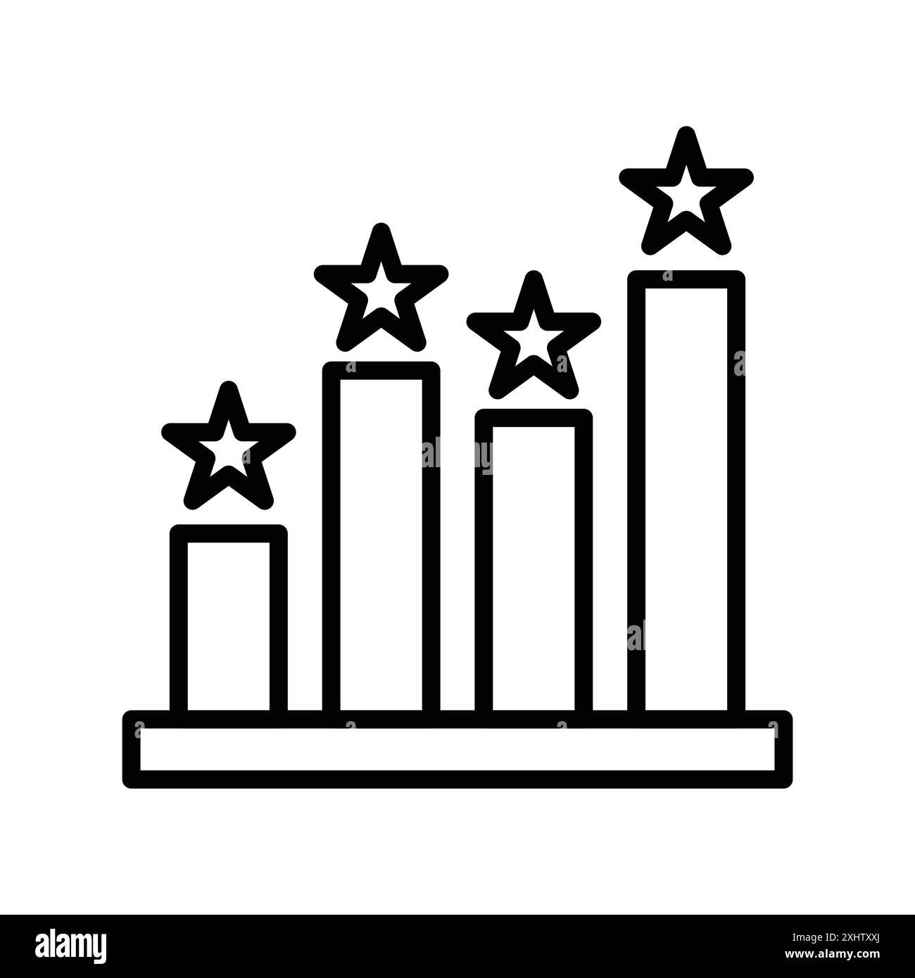 customer product rating icon linear logo mark set collection in black ...