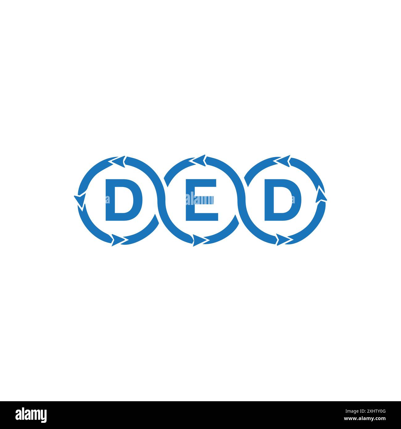 D E D design. White DED letter. DED, D E D letter logo design. D E D ...