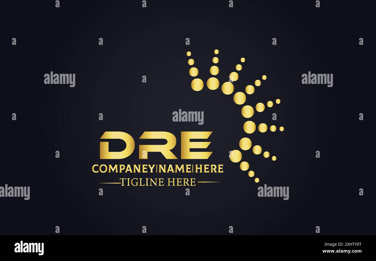 D R E design. White DRE letter. DRE, D R E letter logo design. D R E ...