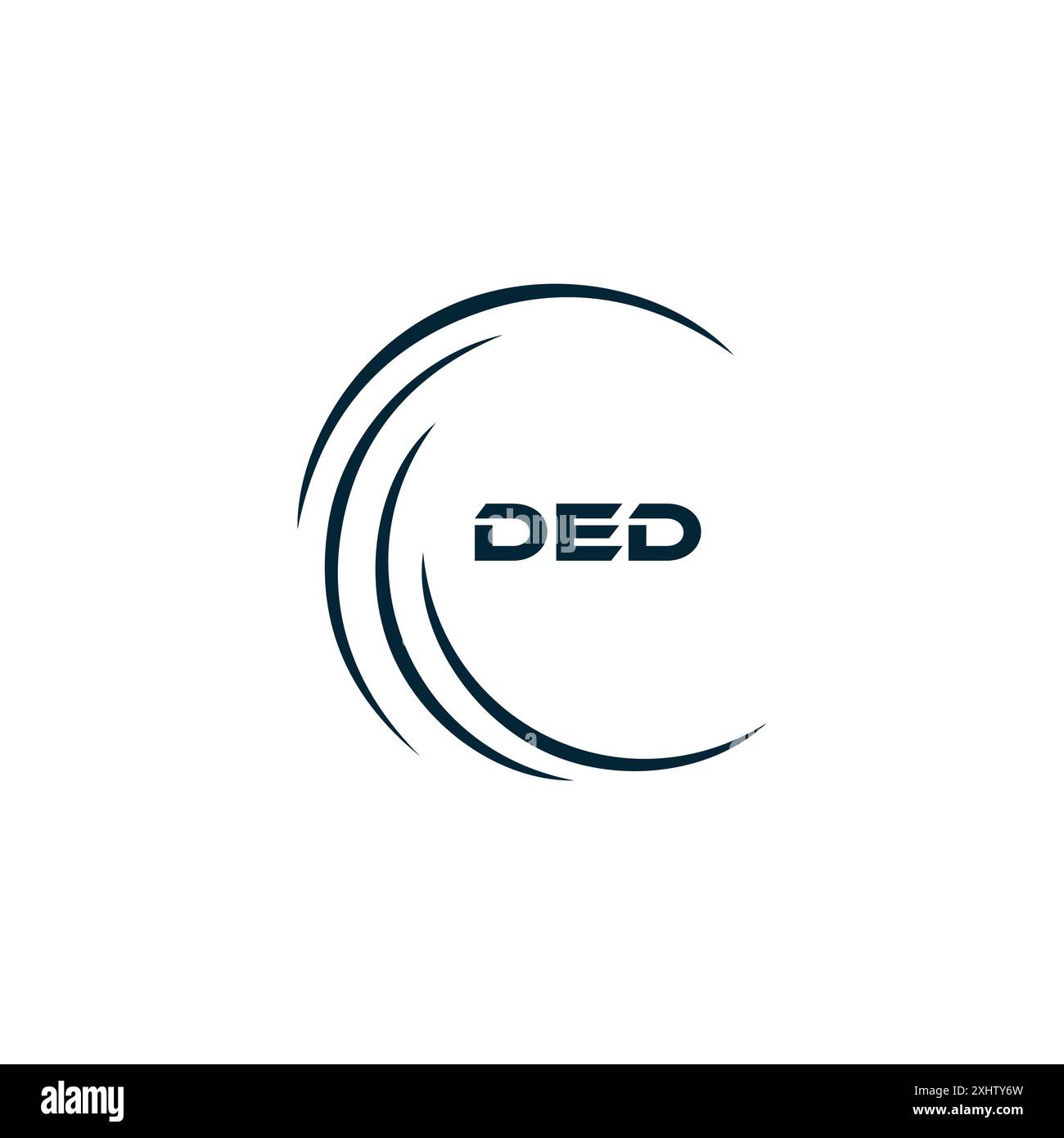 D E D design. White DED letter. DED, D E D letter logo design. D E D ...