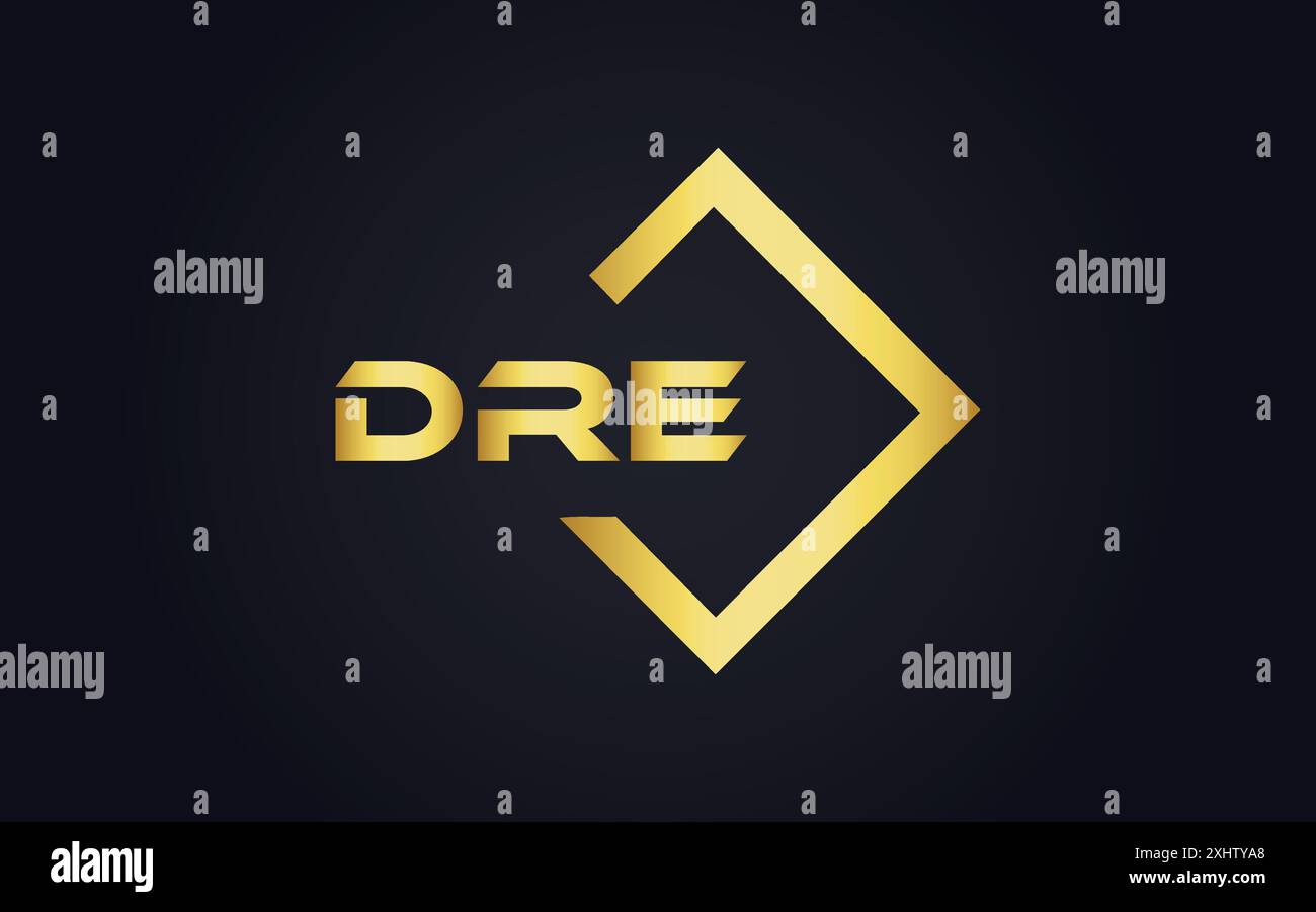 D R E design. White DRE letter. DRE, D R E letter logo design. D R E ...
