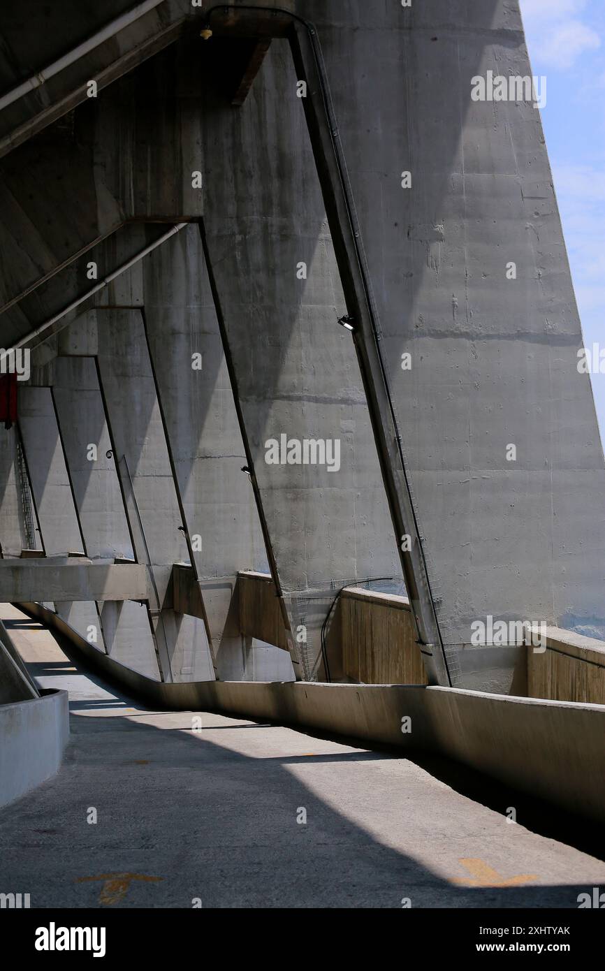 Ciudad de Mexico, Mexico - September 11. 2022: Columns of Azteca ...